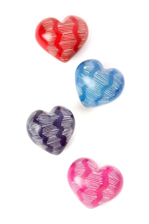 Dozen Heartbeat Soapstone Keepsake Hearts | (+254) 724572514