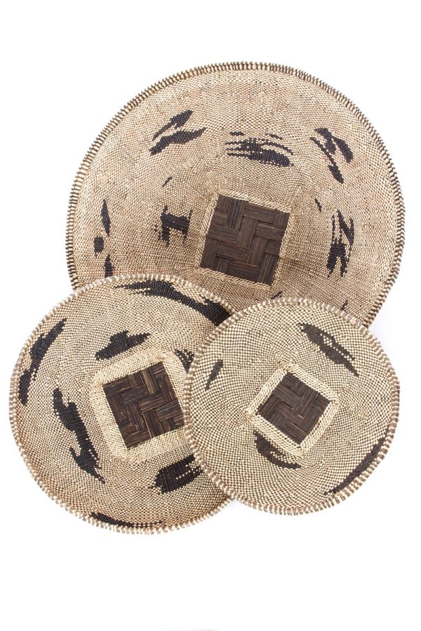 Medium BaTonga Black Recycled Plastic Splash Plateau Basket | (+254 ...